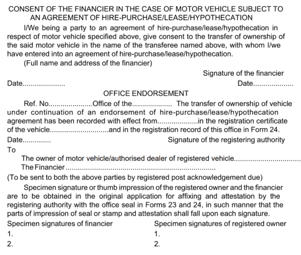Comprehensive Guide to Vehicle Ownership Transfer in India